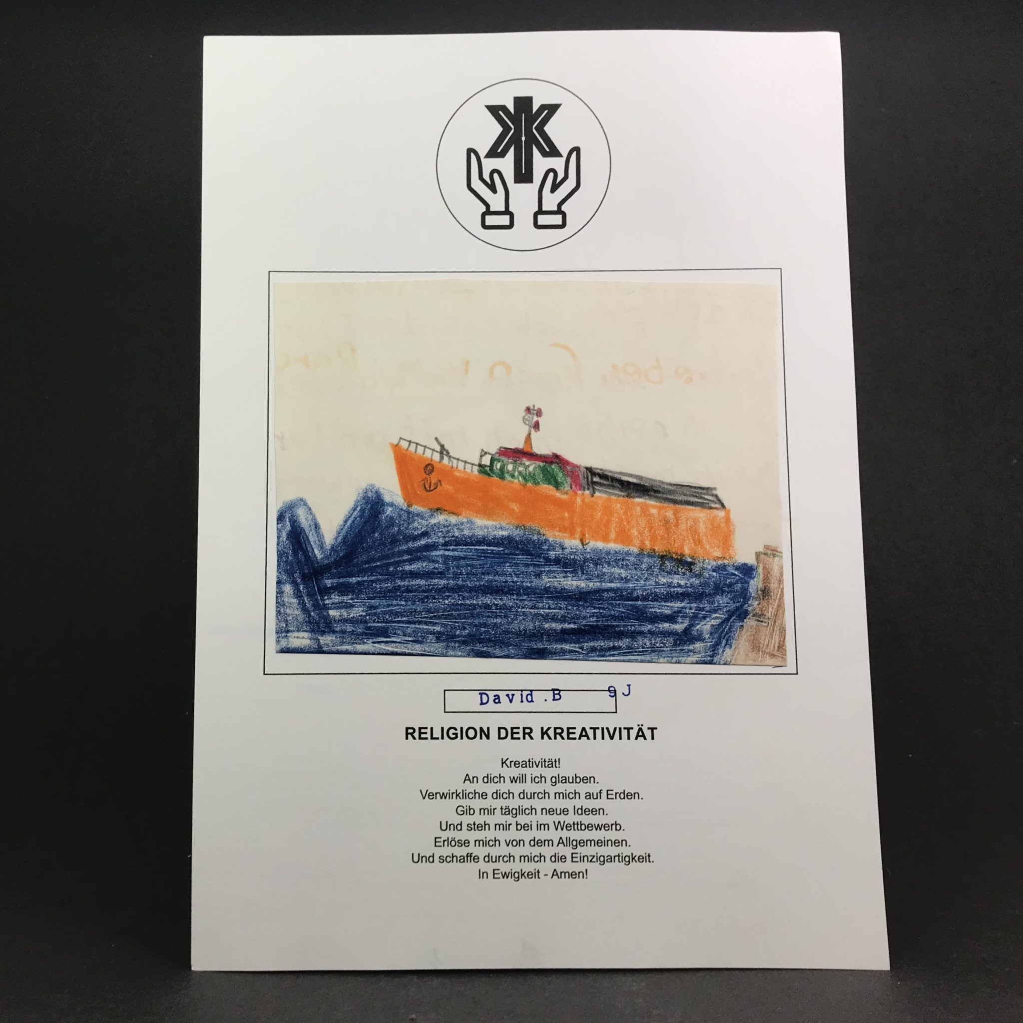 ABLASSBRIEF BASIC EDITION – Religion der Kreativität