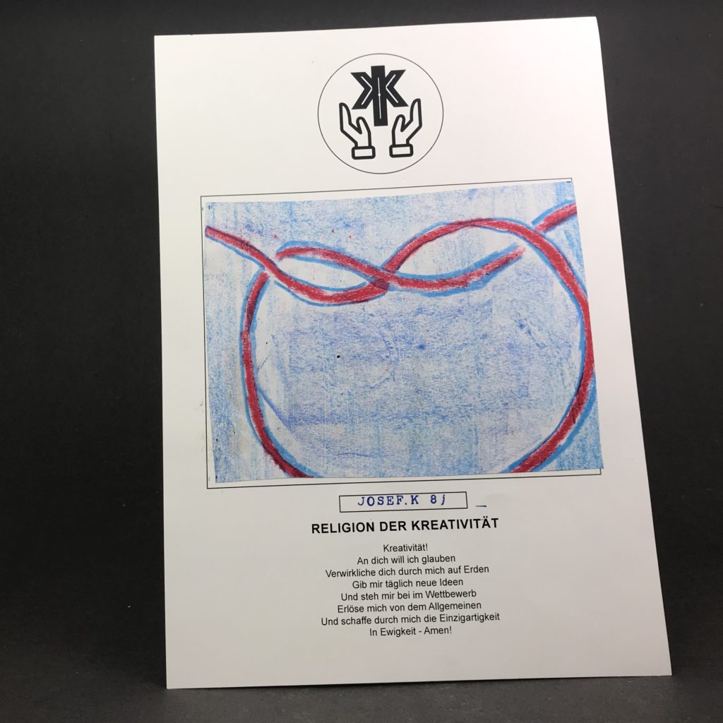 ABLASSBRIEF BASIC EDITION – Religion der Kreativität